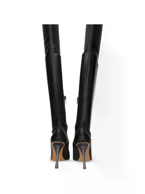 Off-White Embellished-heel Over-the-knee Boots