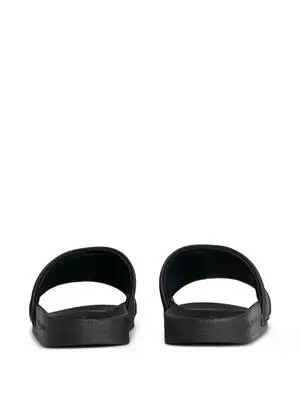 Karl Lagerfeld Kondo 2.0 Embossed Slides - Black