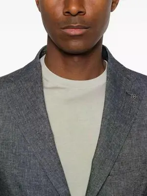 Tagliatore Single-breasted Blazer - Blue