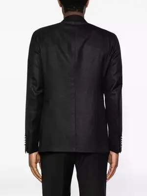 Tagliatore Double-breasted Peak-lapels Blazer - Blue