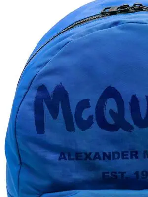 Alexander McQueen Logo-print Zipped Backpack