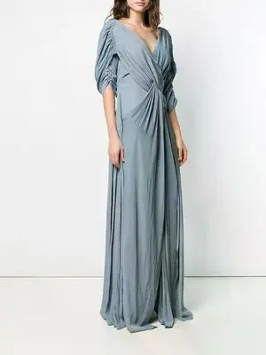 LANVIN Long Draped Dress