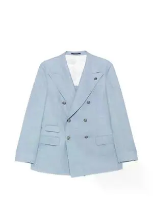 GABRIELE PASINI Double-breasted Blazer - Blue