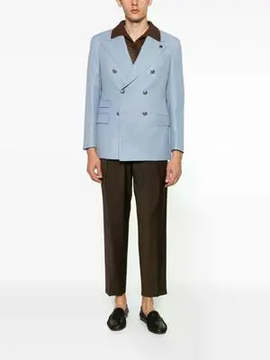 GABRIELE PASINI Double-breasted Blazer - Blue