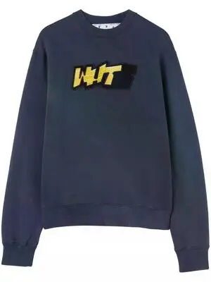 Off-White Logo-print Crewneck Sweatshirt