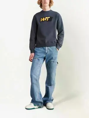 Off-White Logo-print Crewneck Sweatshirt