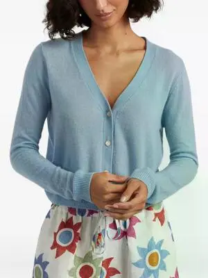 Chinti & Parker V-neck Cashmere Cardigan - Blue