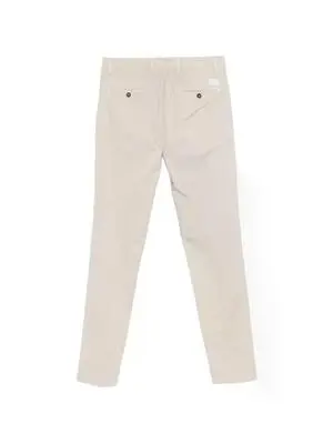 MANUEL RITZ Slim-cut Trousers - Neutrals