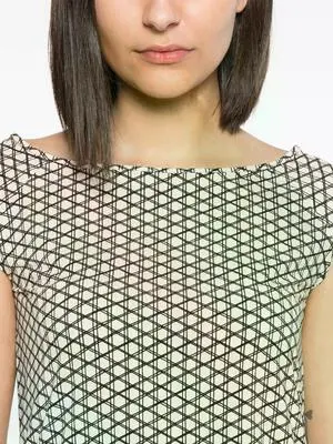 SIYU Geometric-pattern Blouse