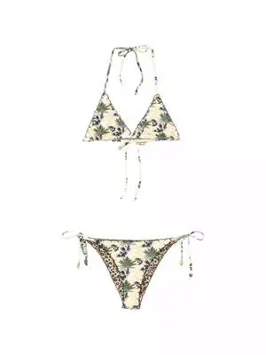 Anjuna Melissa Printed Reversible Bikini - Neutrals