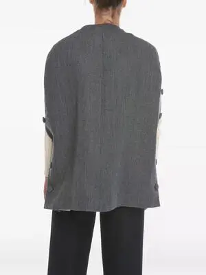 JIL SANDER Button-detailing Cape Jacket