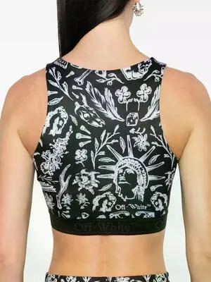 Off-White Tattoo-print Performance Top