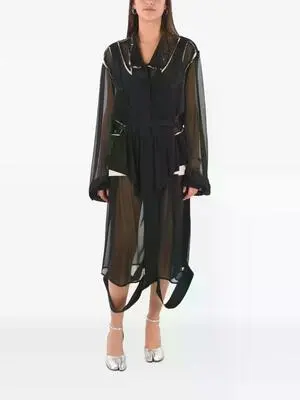 MAISON MARGIELA Cut-out Midi Dress - Black