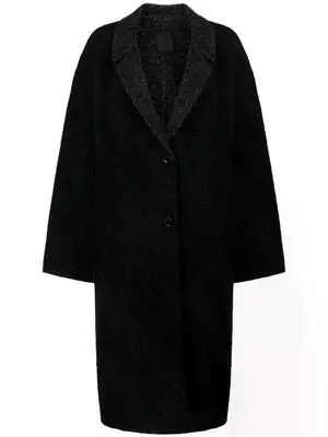 Givenchy Contrasting-lapel Single-breasted Coat