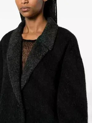Givenchy Contrasting-lapel Single-breasted Coat