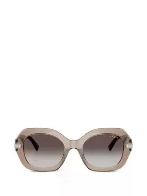 VOGUE EYEWEAR Round Frame Sunglasses - Neutrals