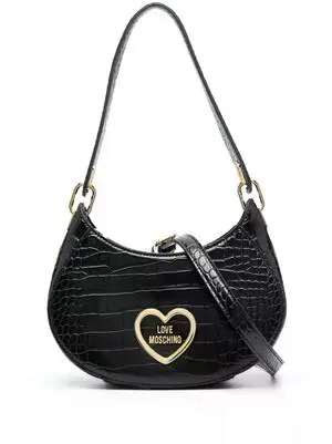 Moschino Textured Shoulder Bags