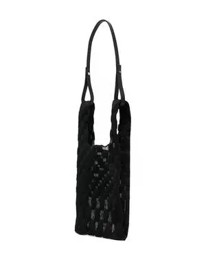 LASTFRAME Interwoven Semi-sheer Tote Bag