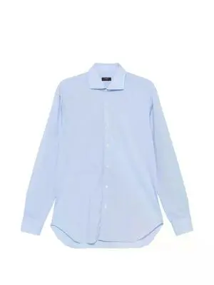 BARBA NAPOLI Spread-collar Button-up Shirt