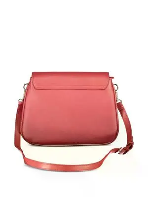 MARIO VALENTINO Circle Logo Crossbody Bag - Red