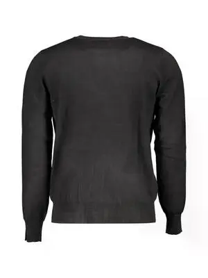 U.S. Grand Logo-embroidered Crew-neck Sweater