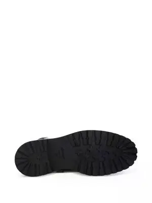 Off-White Lace-up Leather Boots