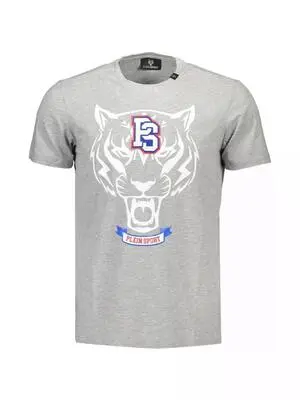 PLEIN SPORT Tiger-print T-shirt