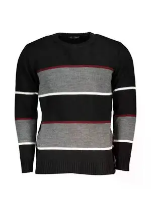 U.S. Grand Horizontal-stripe Crew-neck Sweater