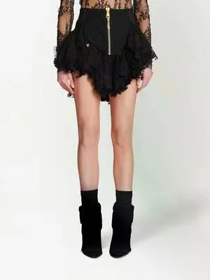 Balmain Asymmetric Mini Skirt