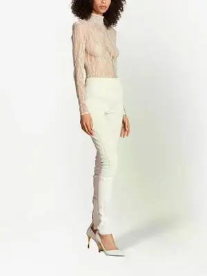 Balmain Leather Skinny Trousers