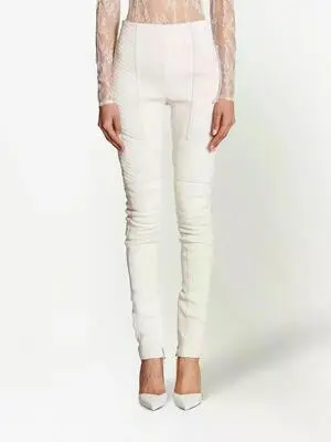 Balmain Leather Skinny Trousers