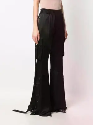 Balmain Satin Cargo Trousers