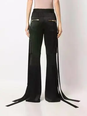 Balmain Satin Cargo Trousers