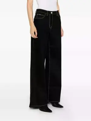 COURREGES Wide-leg Denim Jeans