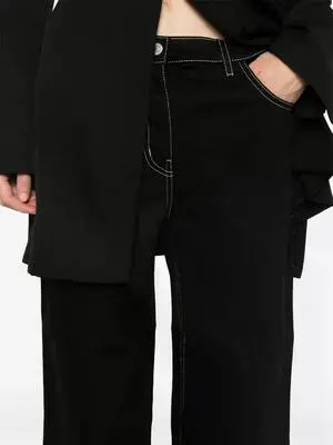 COURREGES Wide-leg Denim Jeans