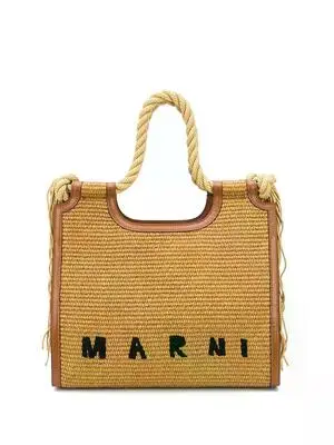 Marni Marcel Summer Raffia Tote Bag