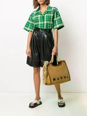 Marni Marcel Summer Raffia Tote Bag
