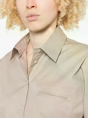 Peserico Bead-embellished Shirt - Brown