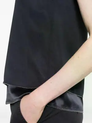 Peserico Sleeveless Blouse With Bead Trim