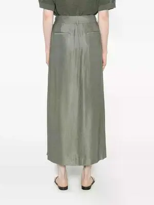Peserico Side-slit Midi Skirt