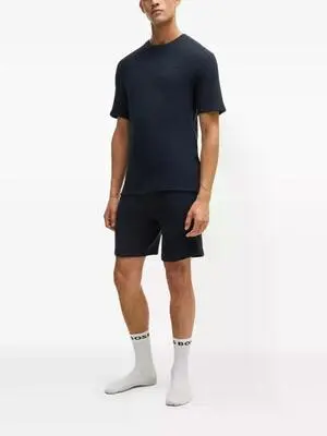 BOSS Logo-embroidered Pajama Shorts