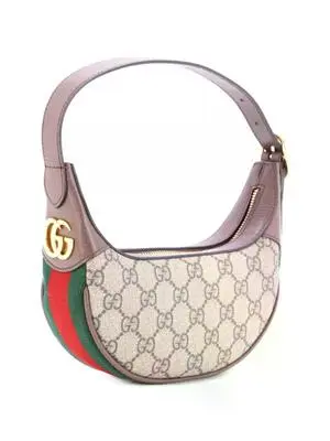 Gucci Ophidia Gg Coated Canvas Mini Hobo Bag