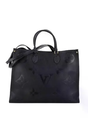 LOUIS VUITTON Onthego Monogram Empreinte Giant Gm Tote Bag - Black