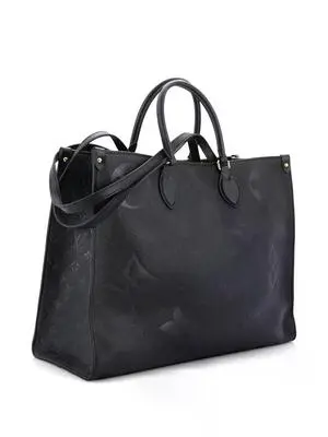LOUIS VUITTON Onthego Monogram Empreinte Giant Gm Tote Bag - Black
