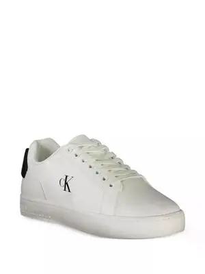 Calvin Klein Logo-print Leather Sneakers