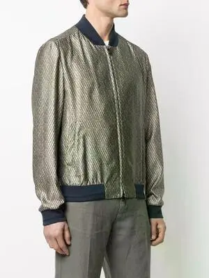 Corneliani Printed Bomber Jacket