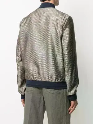 Corneliani Printed Bomber Jacket