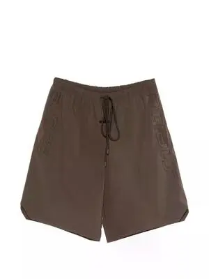 Fear Of God Active Trace Embroidered Shorts - Brown