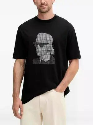 Karl Lagerfeld Graphic-print T-shirt - Black