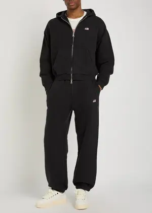 COLE BUXTON Embroidered Cotton Sweatpants